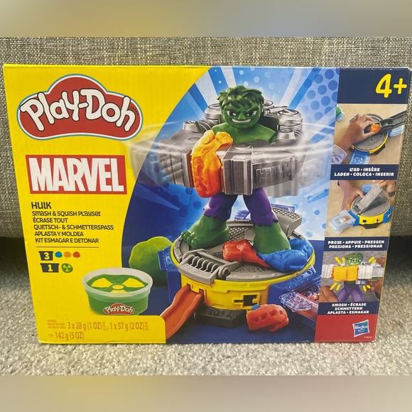 Toys | Playdoh Marvel Hulk Smash Set | Poshmark